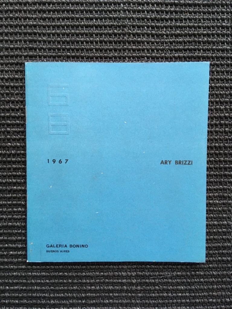 Ary Brizzi Galeria Bonino Buenos-Aires 1967 - Benoit Waterkeyn
